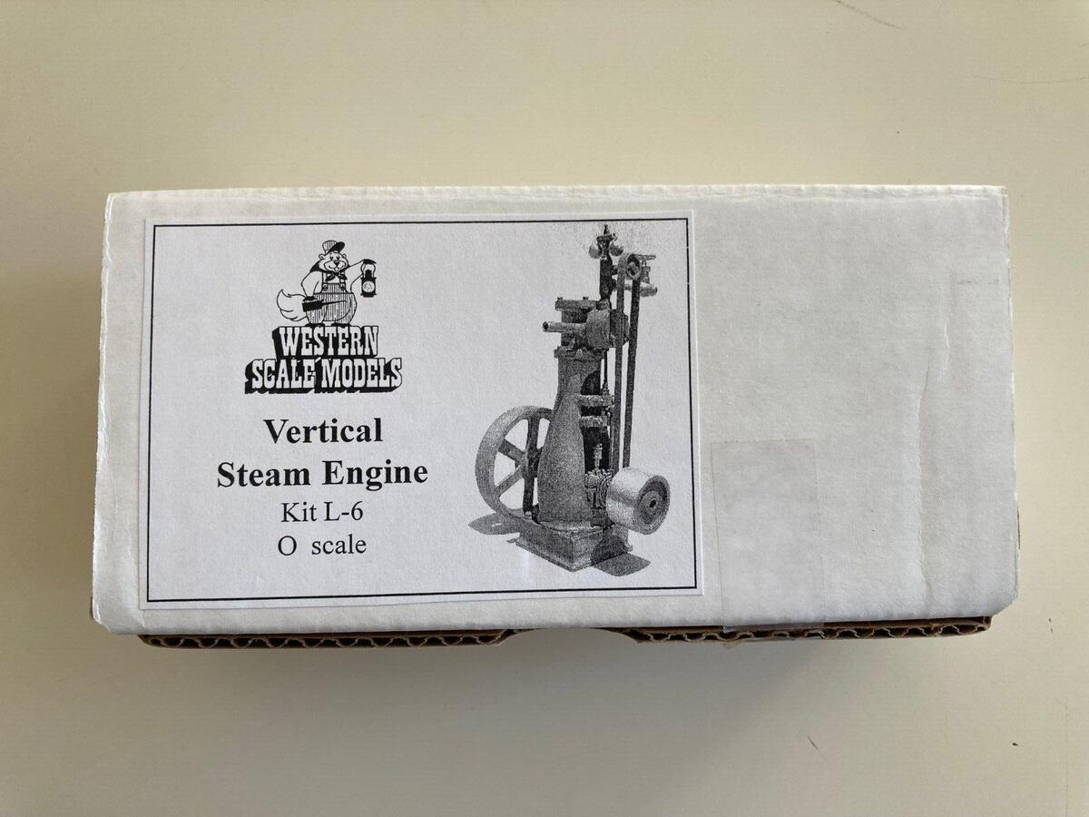 Western Scale Models L-6 O Vertical Steam Engine Kit – Trainz
