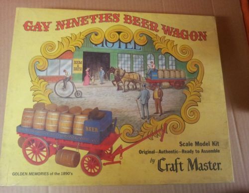Craft Master 111:700 G Gay Nineties Beer Wagon Kit – Trainz