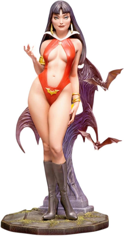 X-Plus Model Kit 200303 1:8 Vampirella with Bat Shadows Plastic Model – Trainz