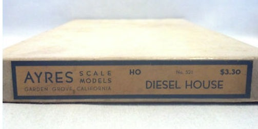 Ayres Scale Models 521 HO Diesel House Building Kit – Trainz