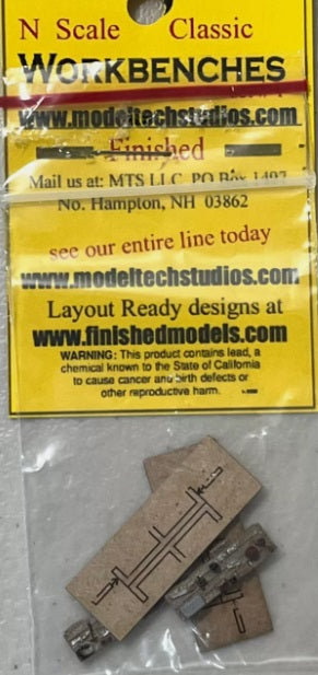 Model Tech Studios D1218P N Gauge Wood Workbenches Laser Cut Kit – Trainz