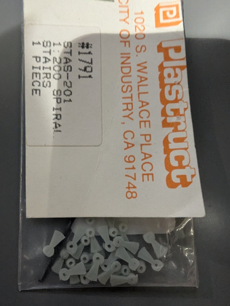 Plastruct 1791 1:200 Spiral Stairs (1 Piece) – Trainz