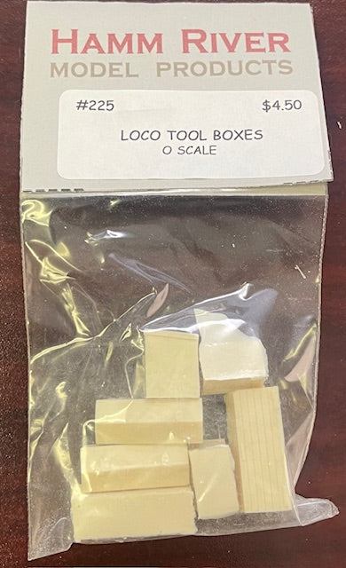 Hamm River Model Products 225 O Loco Tool Boxes Kit – Trainz