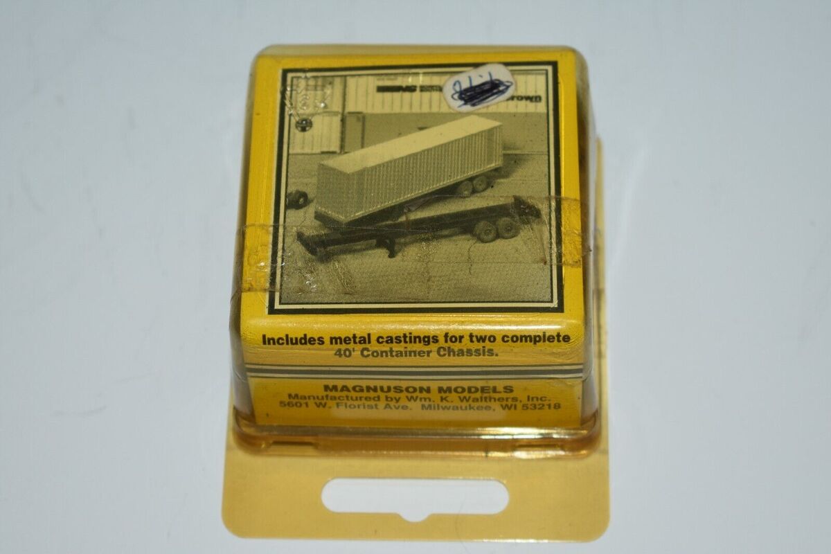 Magnuson Models 439-809 N 40' Container Chassis Kit – Trainz