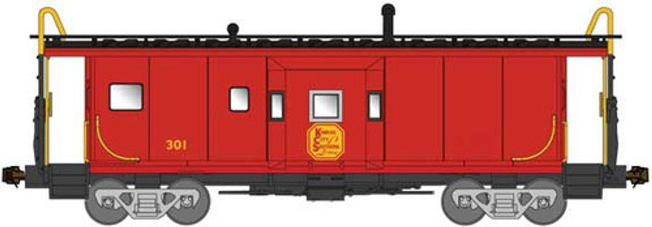 Bluford Shops 41180 N KCS Phase 1 International Car Bay Window Caboose – Trainz