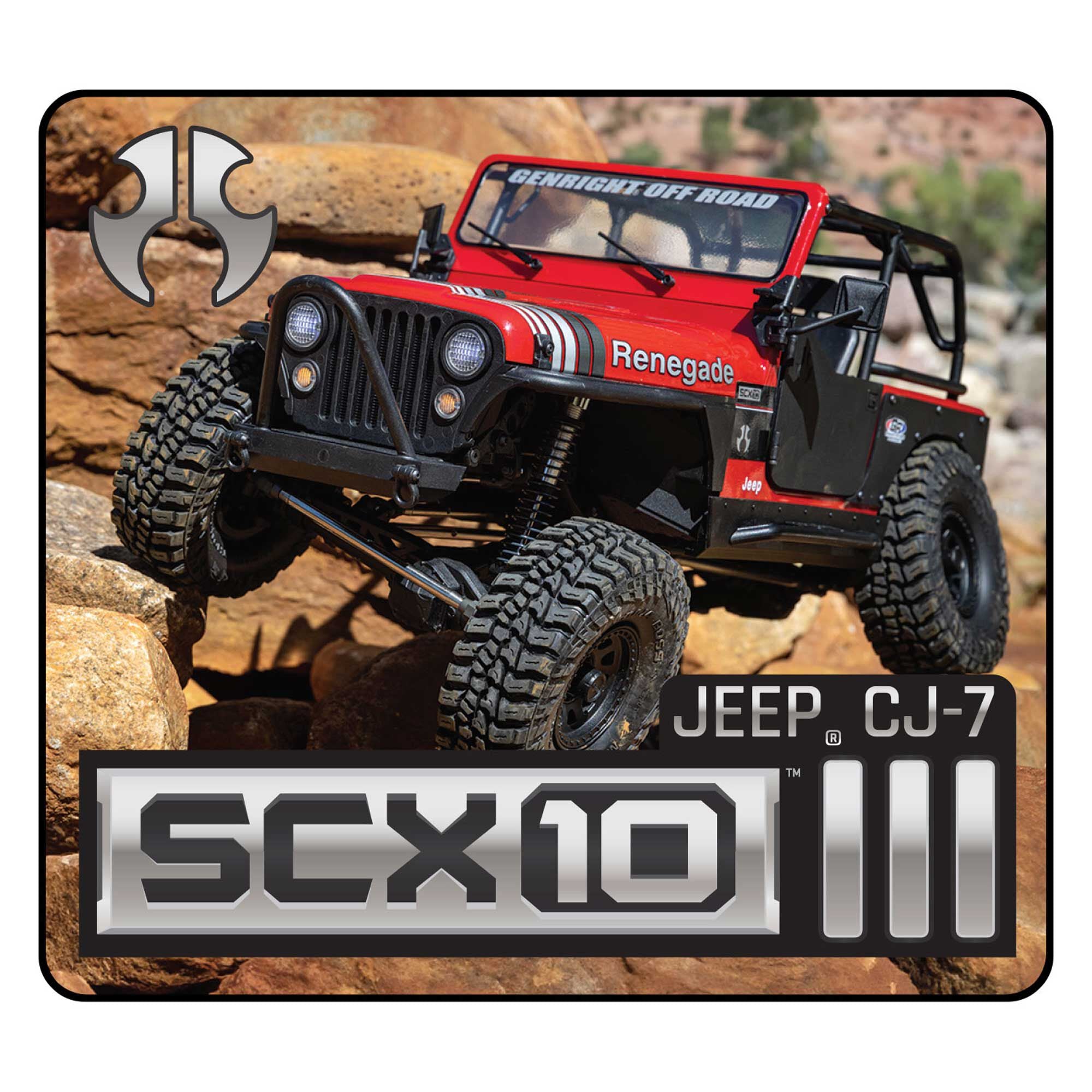 Axial AXI-2511 Axial AXI-Jeep CJ-7 Sticker (Set of 25) – Trainz