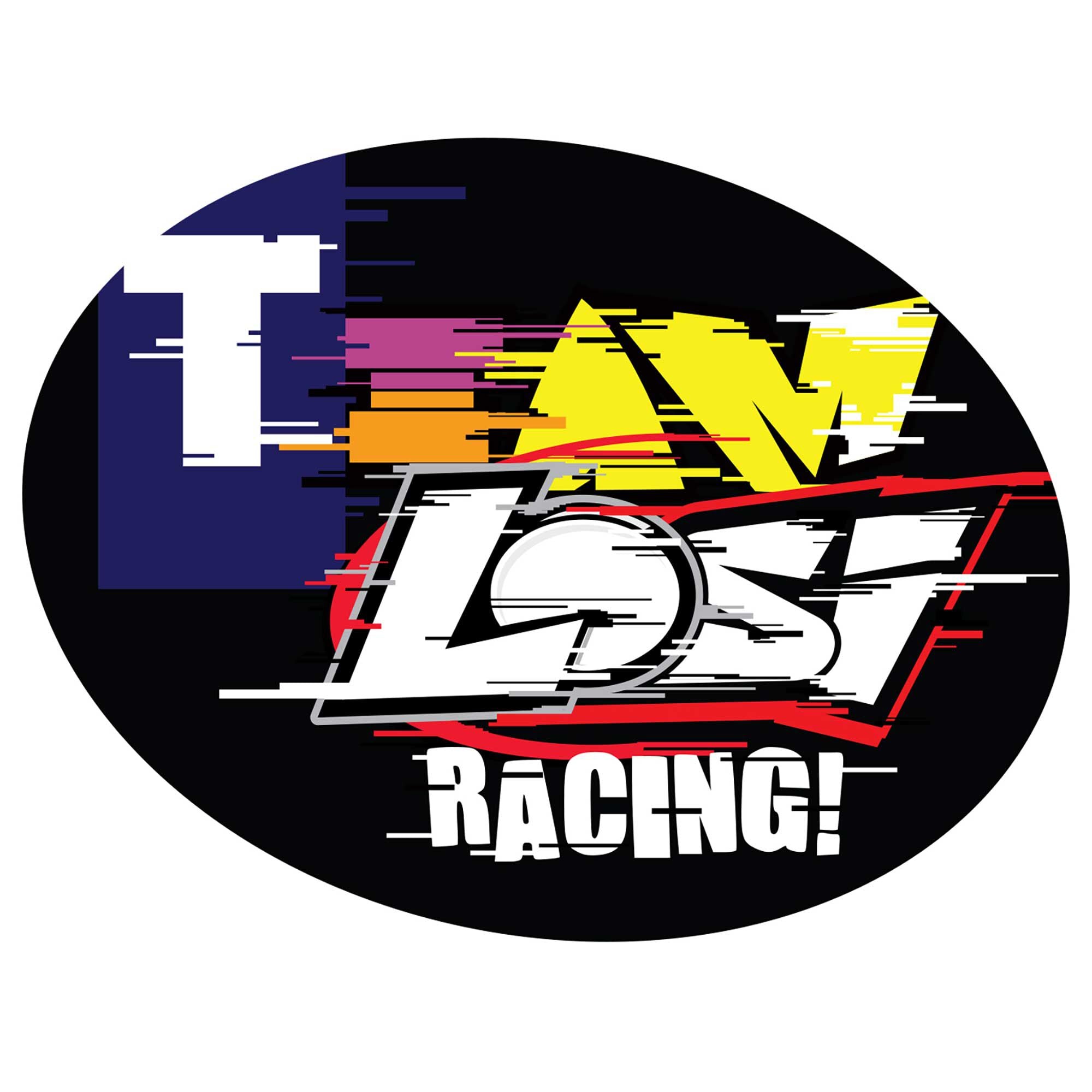 Team Losi Racing 1073 Retro Team Losi Sticker (Set of 25) – Trainz