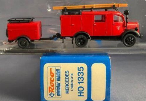 Roco 1335 HO Mercedes Benz L 1500 S LF 8 Fire Brigade Neustadt Engine ...