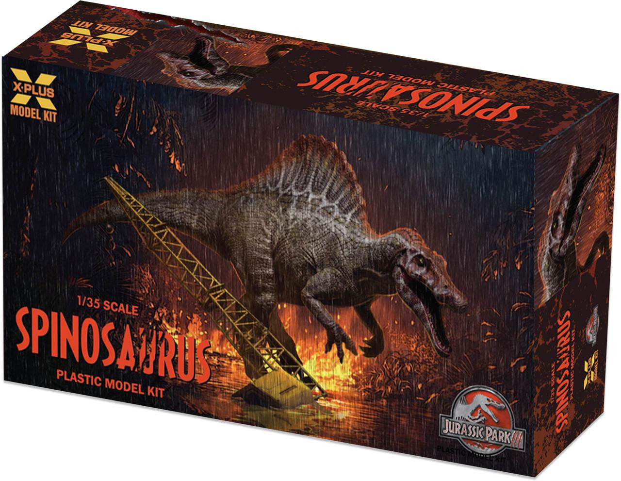 X-Plus Model Kit 200365 1:35 Jurassic Park III Spinosaurus Plastic Mod ...