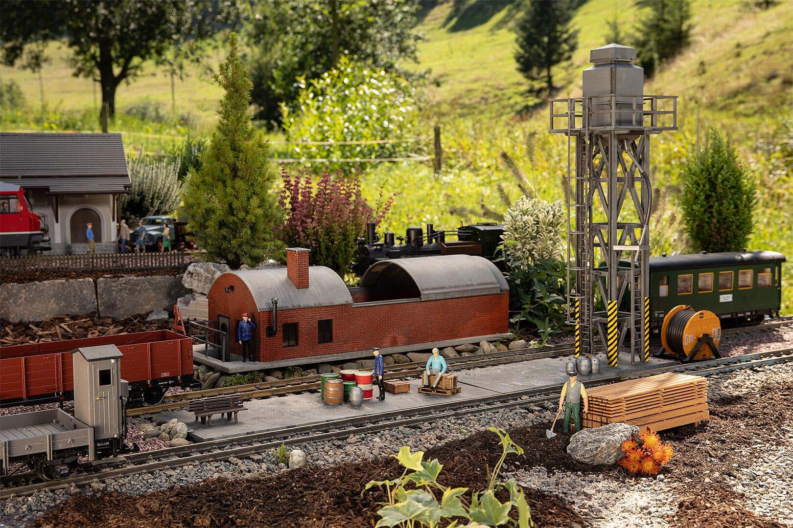 Pola 331182 G Sand House and Sanding Tower Building Kit – Trainz