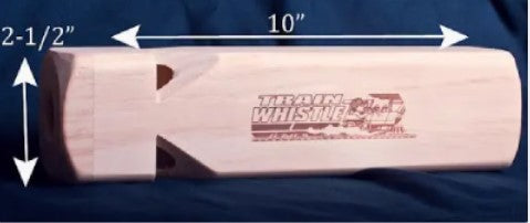 Brooklyn Peddler WRWDIG Wooden 4-Tube Jumbo Whistle – Trainz