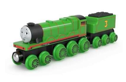 Fisher Price HBK18 Thomas & Friends Wooden Railway Henry the Locomotiv ...