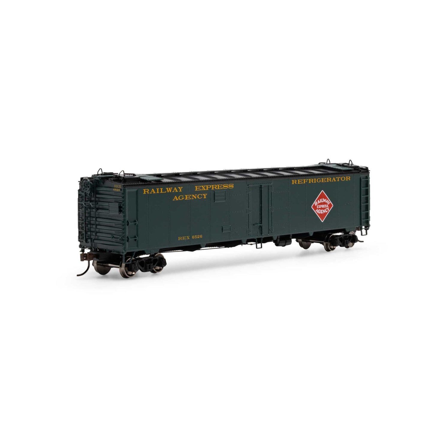 Athearn 50029 HO Railway Express Agency REA 50' Ice Bunker Reefer #652 ...