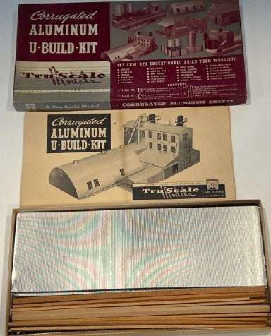 Tru-Scale F057 Vintage Building Kits HO Train Corrugated Aluminum U-Bu ...