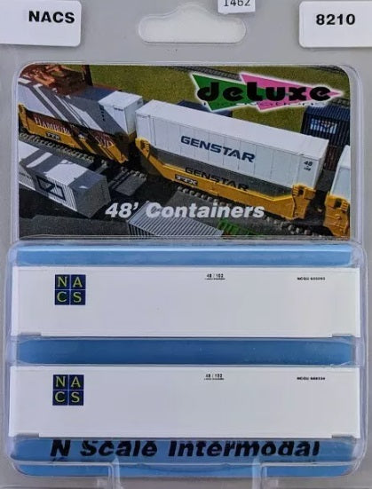 Deluxe Innovations 8210 N Scale NACS 48' Containers (Pack of 2) – Trainz