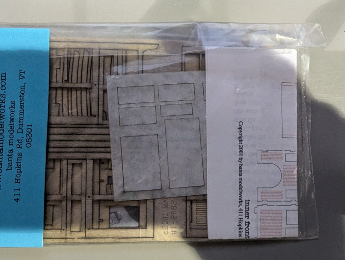 Banta Model Works T-2082 On30 Porter All Weather Wood Cab Model Kit ...