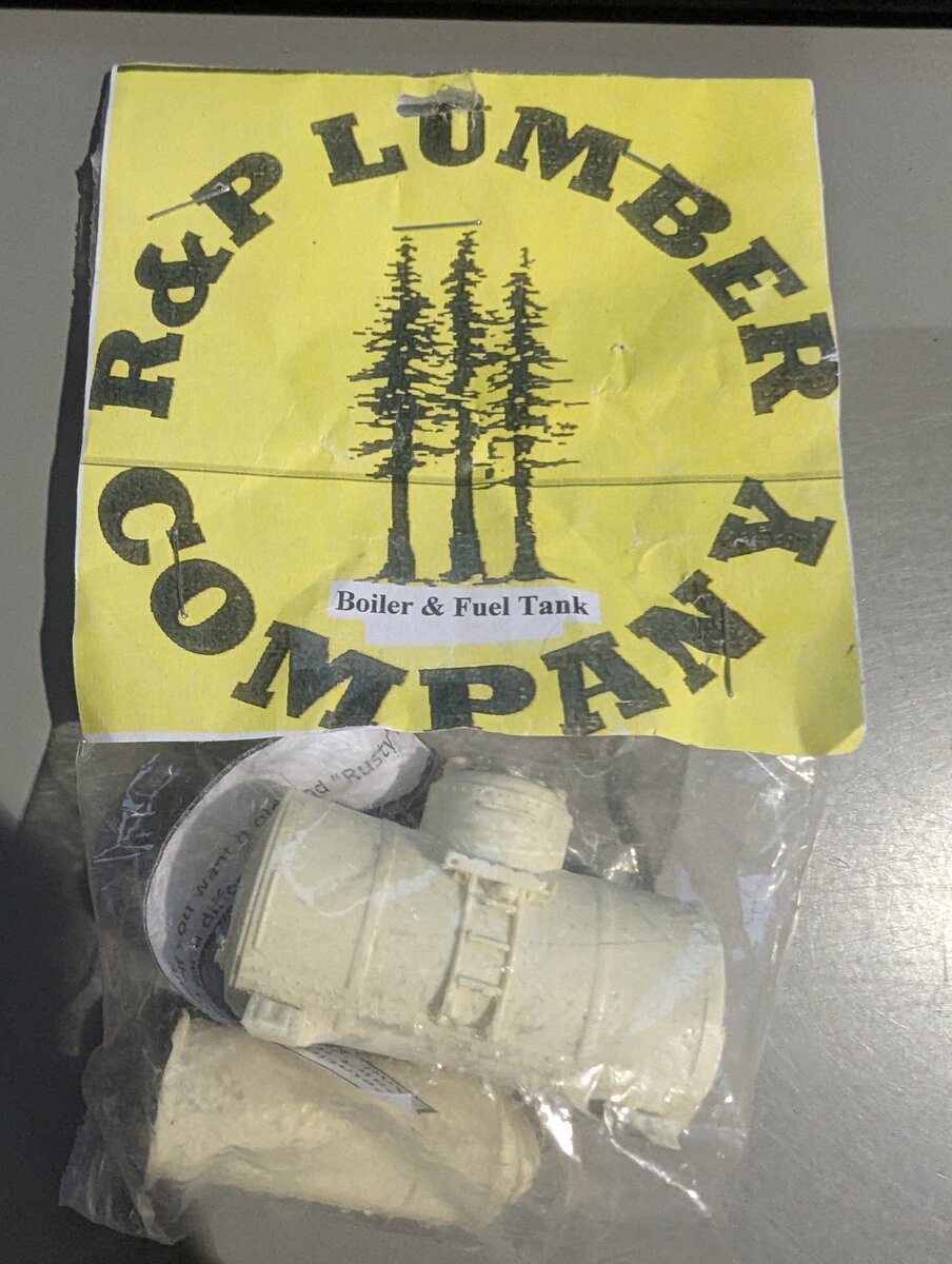 R & P Lumber Company Narrow Gauge For Fine Scale Models Boiler & Fuel ...