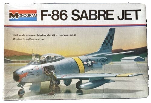 Monogram 5402 1:48 F-86 Sabre Jet Model Kit – Trainz