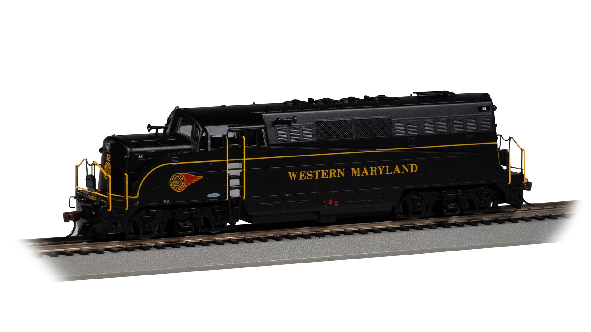 Bachmann 69204 HO Western Maryland EMD BL2 Diesel Locomotive with DCC ...