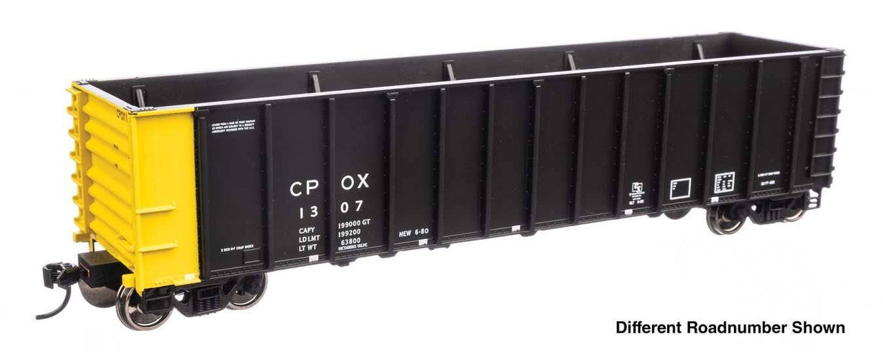 Walthers 910-56205 HO Consumers Power 50' PS 4000 Cu Ft Coal Gondola R ...
