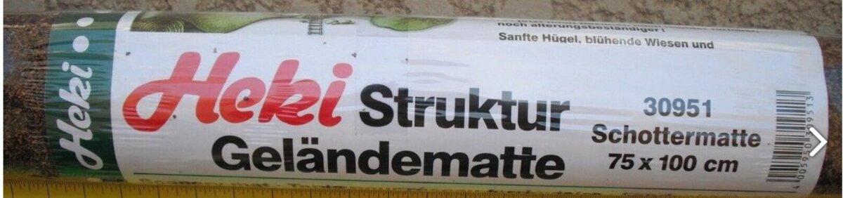 Heki 30951 Brown Gravel Mat Ground Cover 75 x 100 cm – Trainz