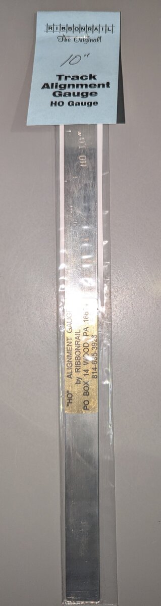 Ribbonrail 017010 HO 10" Track Alignment Gauge – Trainz
