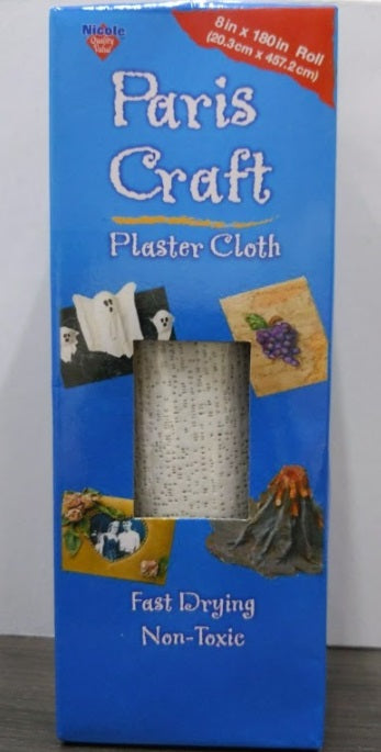 Nicole PLS 02 Paris Craft Plaster Cloth Fast Drying Non-Toxic 8" x 180 ...