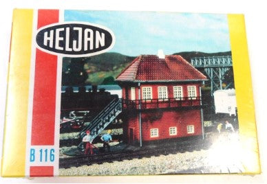Heljan B116 HO Railway Block Cabin Building Kit – Trainz