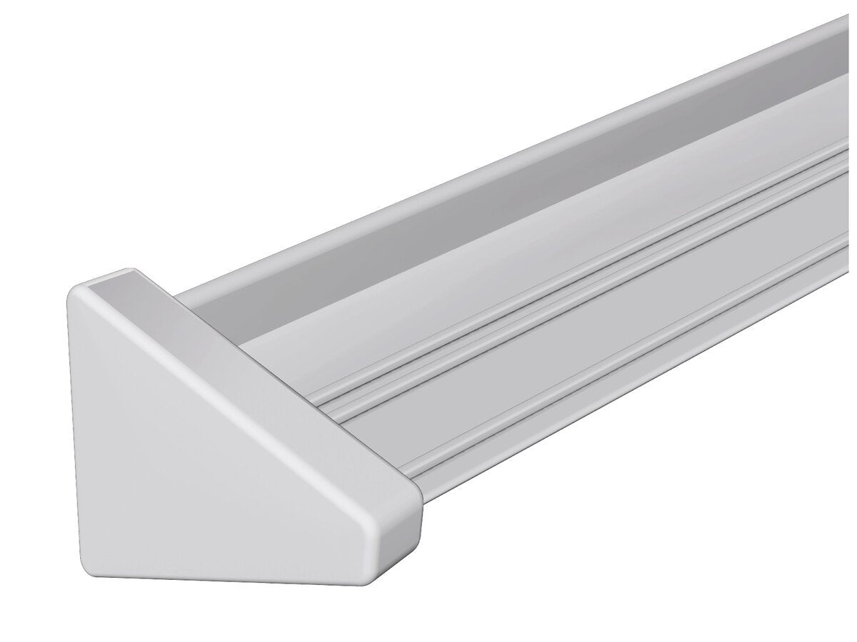 Railrax HO / S Gauge Shelving Rail End Cap - Glenn Snyder Shelving – Trainz