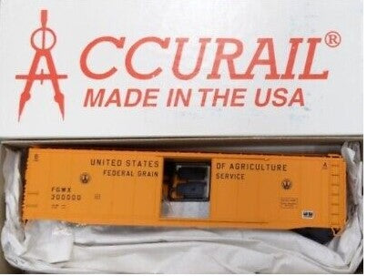 Accurail 1592 HO USDA 50' Plug Door Boxcar #300000 Kit – Trainz