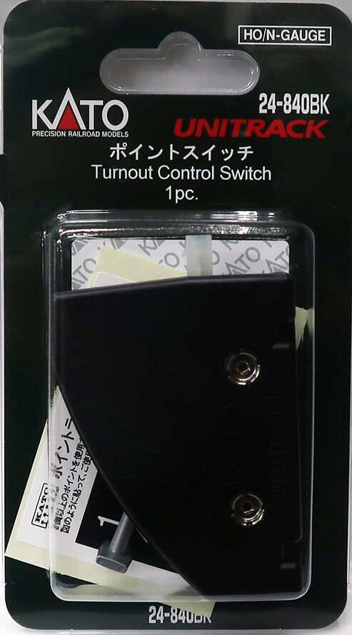 Kato 24-840BK HO/N Turnout Control Switch (Black) – Trainz