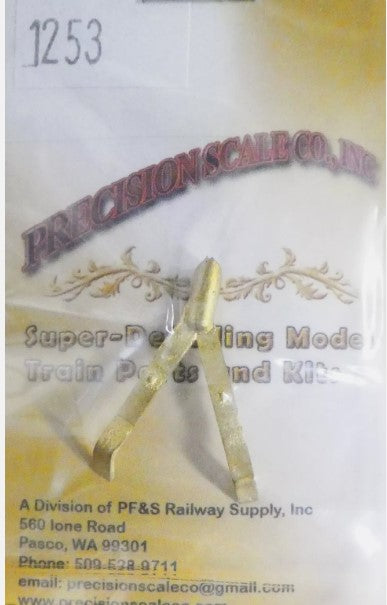 Precision Scale Co. 1253 O Scale Step, Pilot, & Footboard Brackets, C ...
