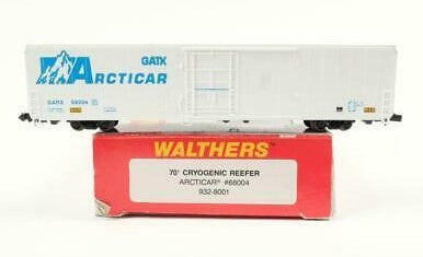 Walthers 932-8001 N Scale Arcticar 70' Cryogenic Reefer #68004 – Trainz