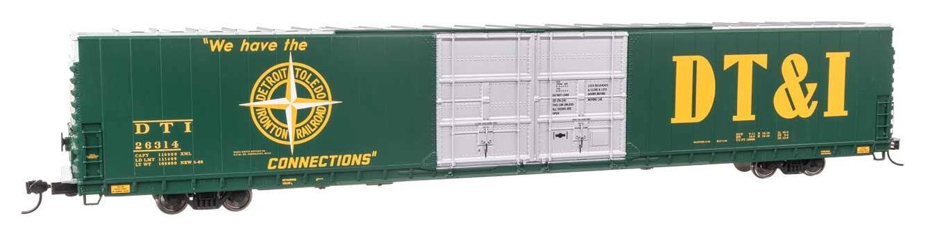 Walthers 920-102115 HO DTI 86' PS Double-Door Hi-Cube Boxcar RTR #2631 ...