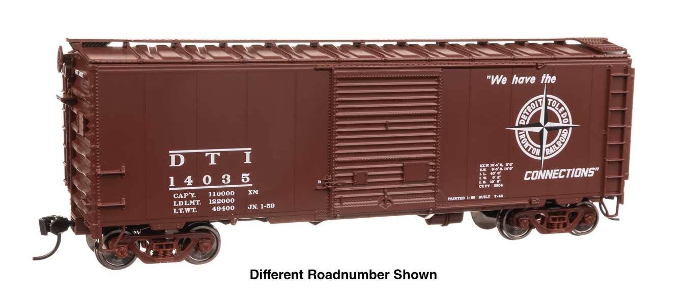 Walthers 910-45210 HO DTI 40' ACF Welded Boxcar w/ 8' Youngstown Door ...