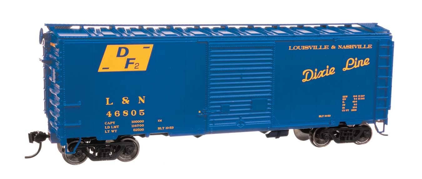Walthers 910-45212 HO L&N 40' ACF Welded Boxcar w/ 8' Youngstown Door ...