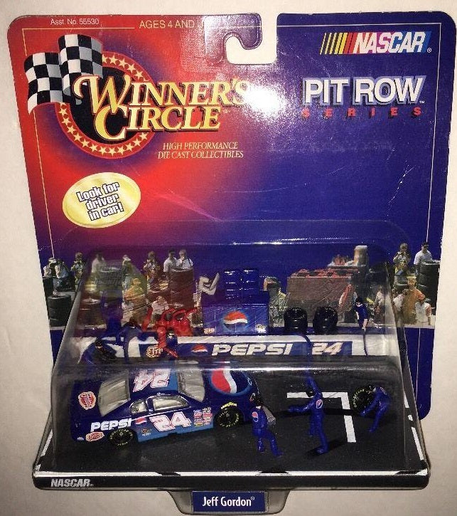 Hasbro 56409 1:64 Winner's Circle 1998 Pepsi Jeff Gordon Pit Row Serie ...