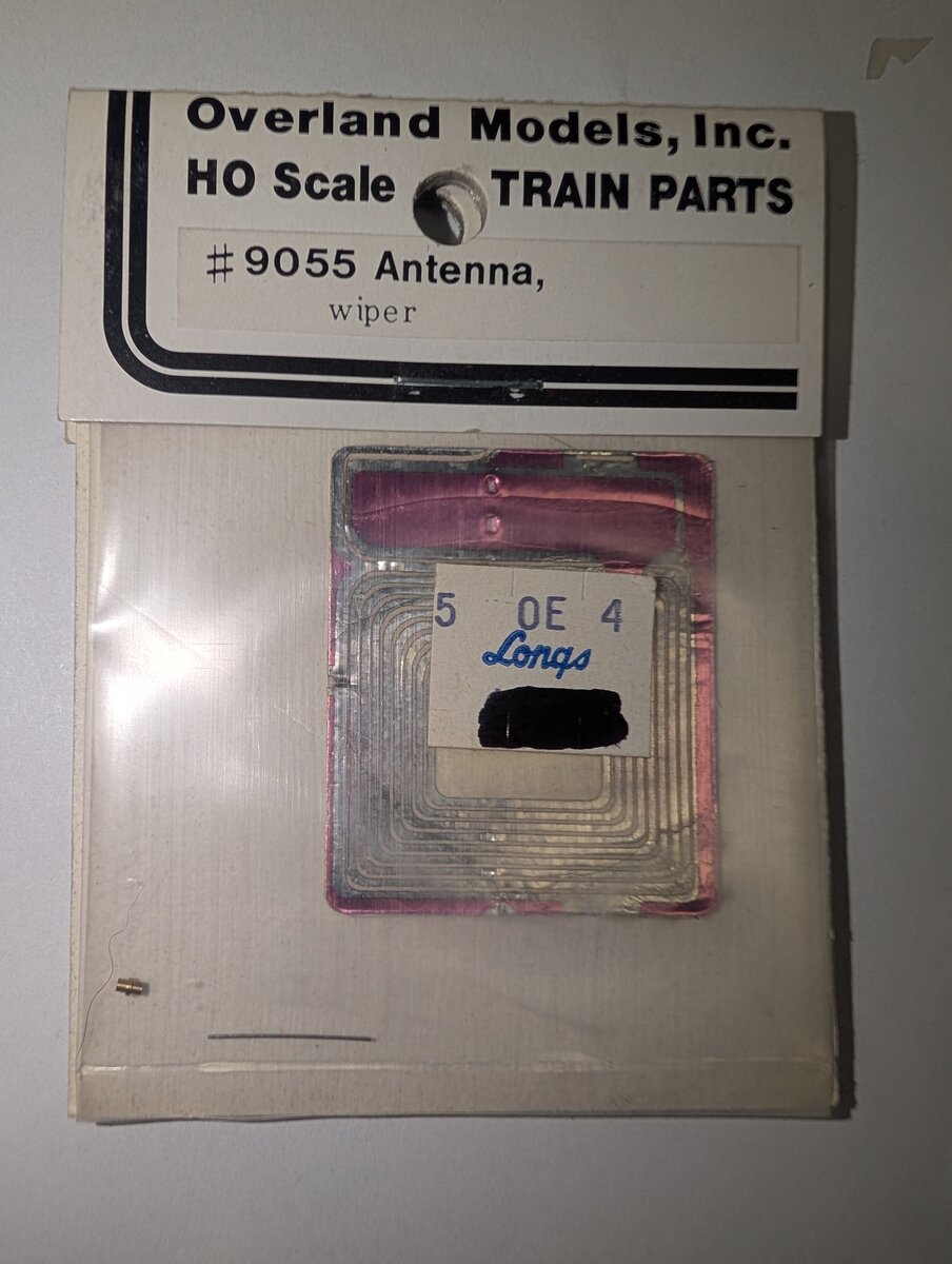 Overland Models 9055 HO Scale Antenna, Wiper – Trainz