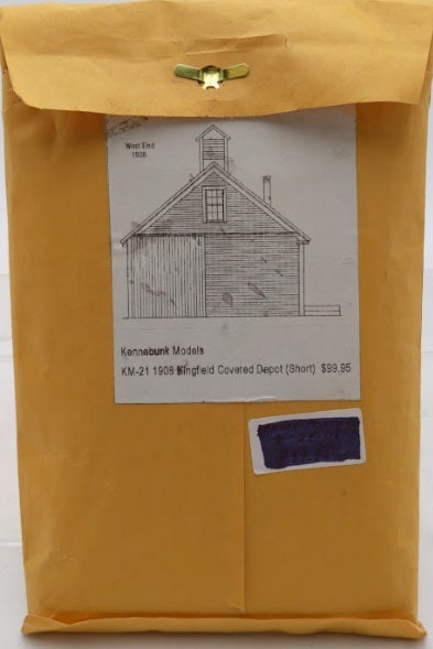 Acme KM-21 HO Kennebunk Models 1908 Kingfield Covered Station(Short Ve ...