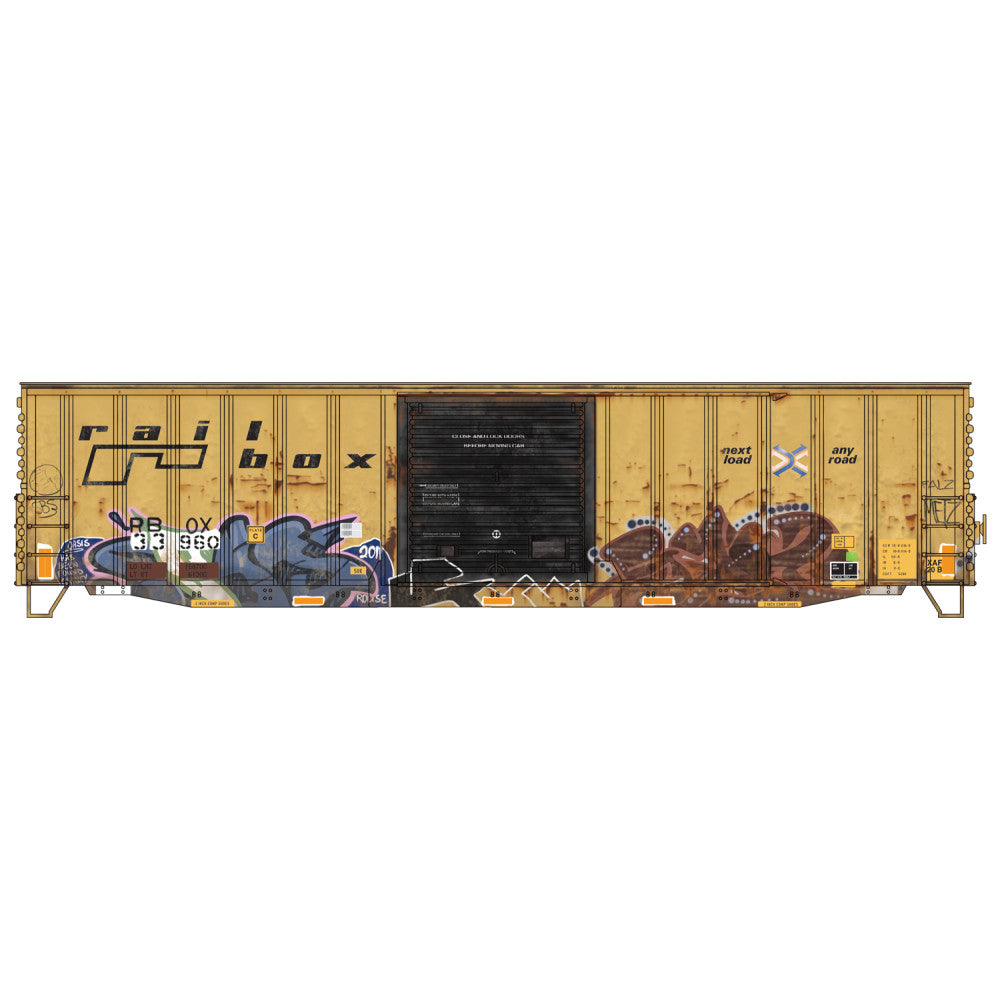 Micro-Trains 5600003 HO Railbox 50' Steel Boxcar #33960 – Trainz