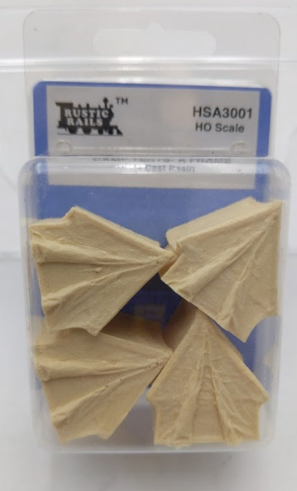Rustic Rails HSA3001 HO Scale Camp Tents a Frame Cast Resin Assembled ...