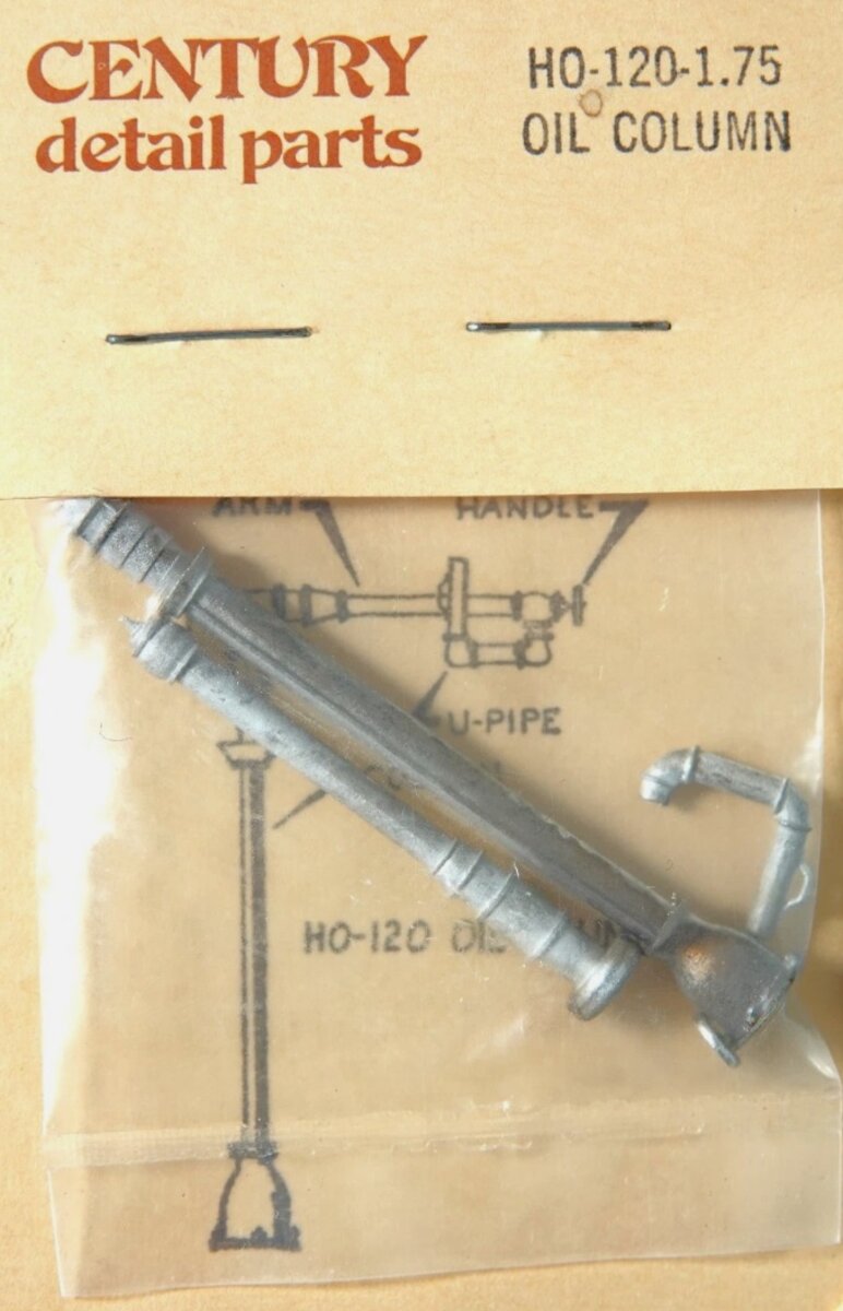 Century HO-120 HO Scale Oil Column Metal Kit – Trainz