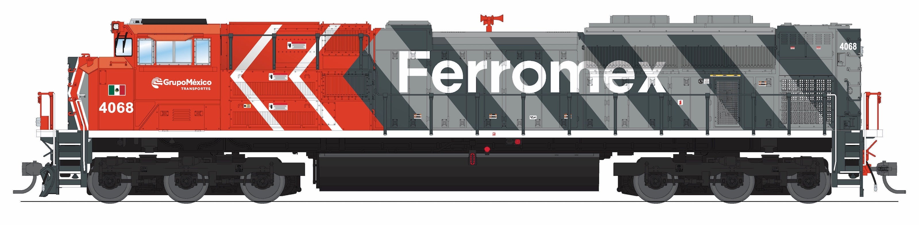 Broadway Limited 9761 HO Ferromex EMD SD70ACe Diesel Locomotive Sound ...