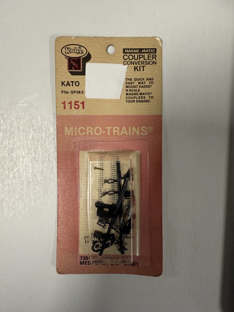 Kadee 1151 N Scale Coupler Conversion Kit - Kato – Trainz