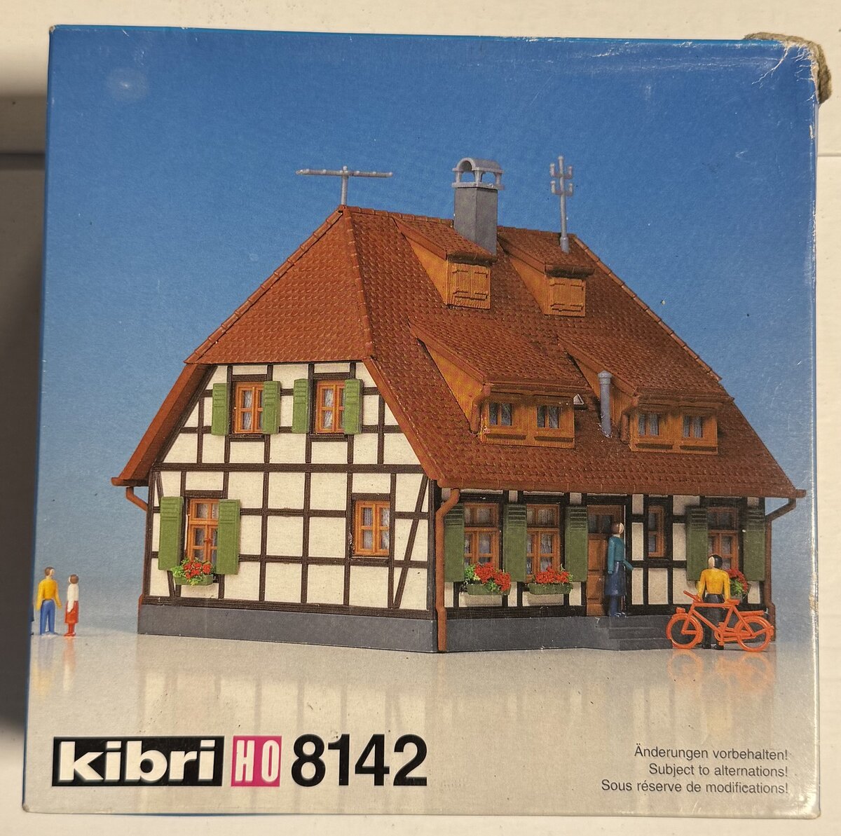 Kibri 8142 HO Scale Truss Farmhouse Plastic Model Building Kit – Trainz