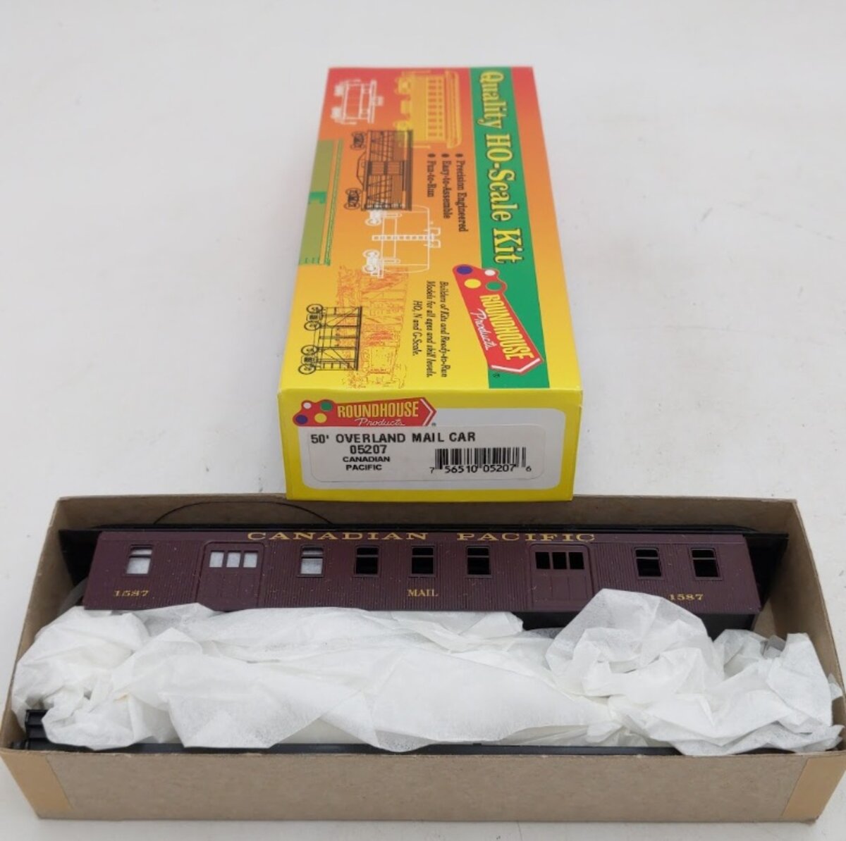 Roundhouse 05207 HO Scale Canadian Pacific 50' Overland Mail Car # 158 ...