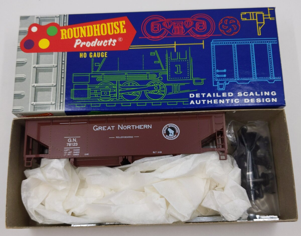 Roundhouse 7737 HO Scale Great Northern GN Ballast Hopper Small Letter ...
