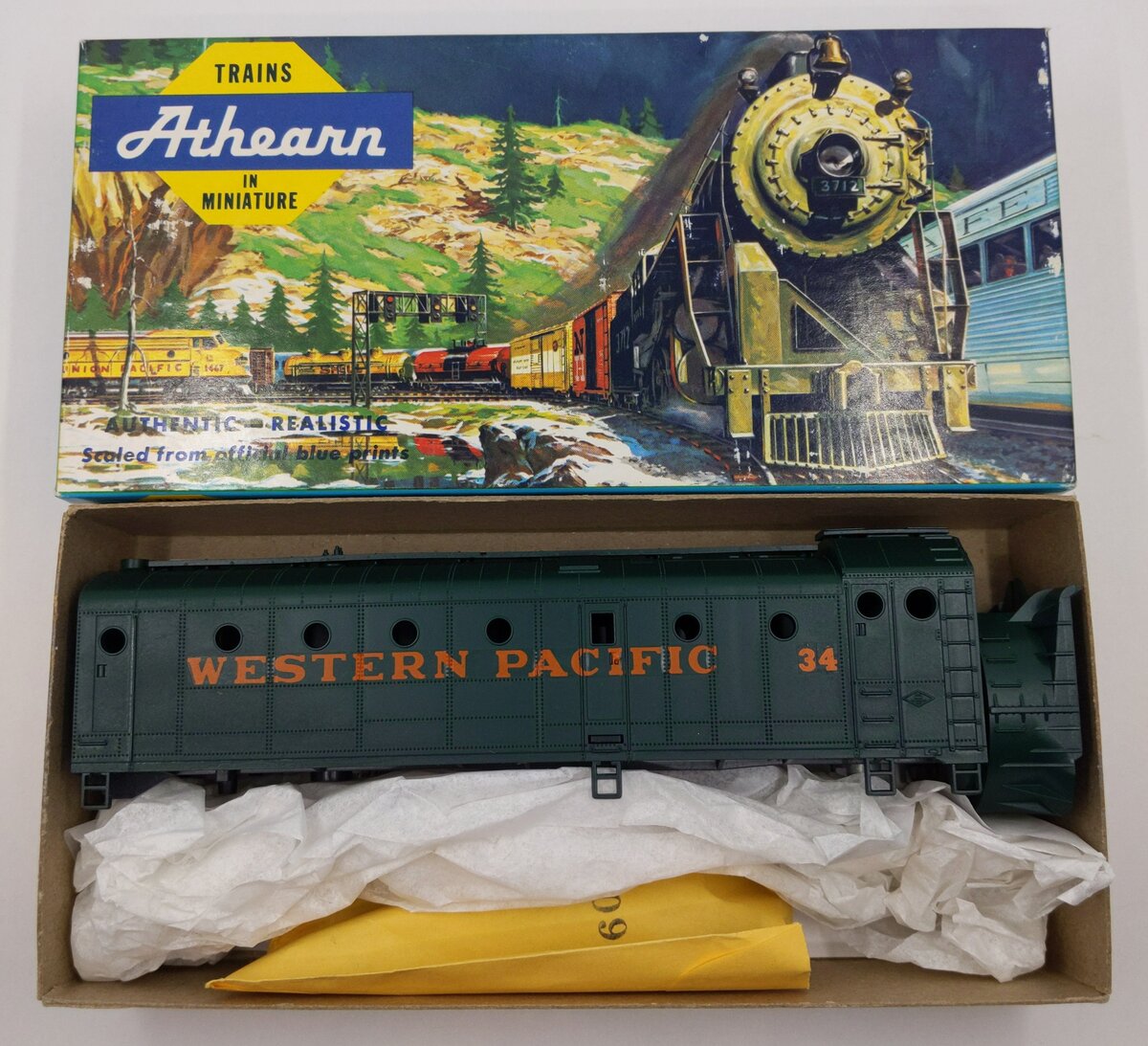 Athearn 1194-A HO Western Pacific Rotary Snow Plow kit – Trainz