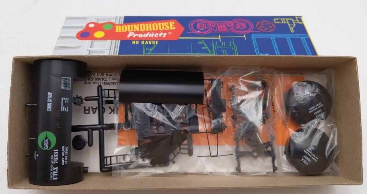 Roundhouse 3306 HO Scale Cargill Corn Syrup 30' Modern Tank Car # 7633 ...