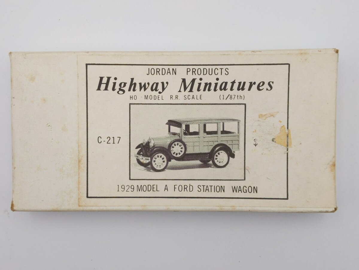 Jordan Products C-217 HO 1929 Model A Ford Station Wagon Kit – Trainz
